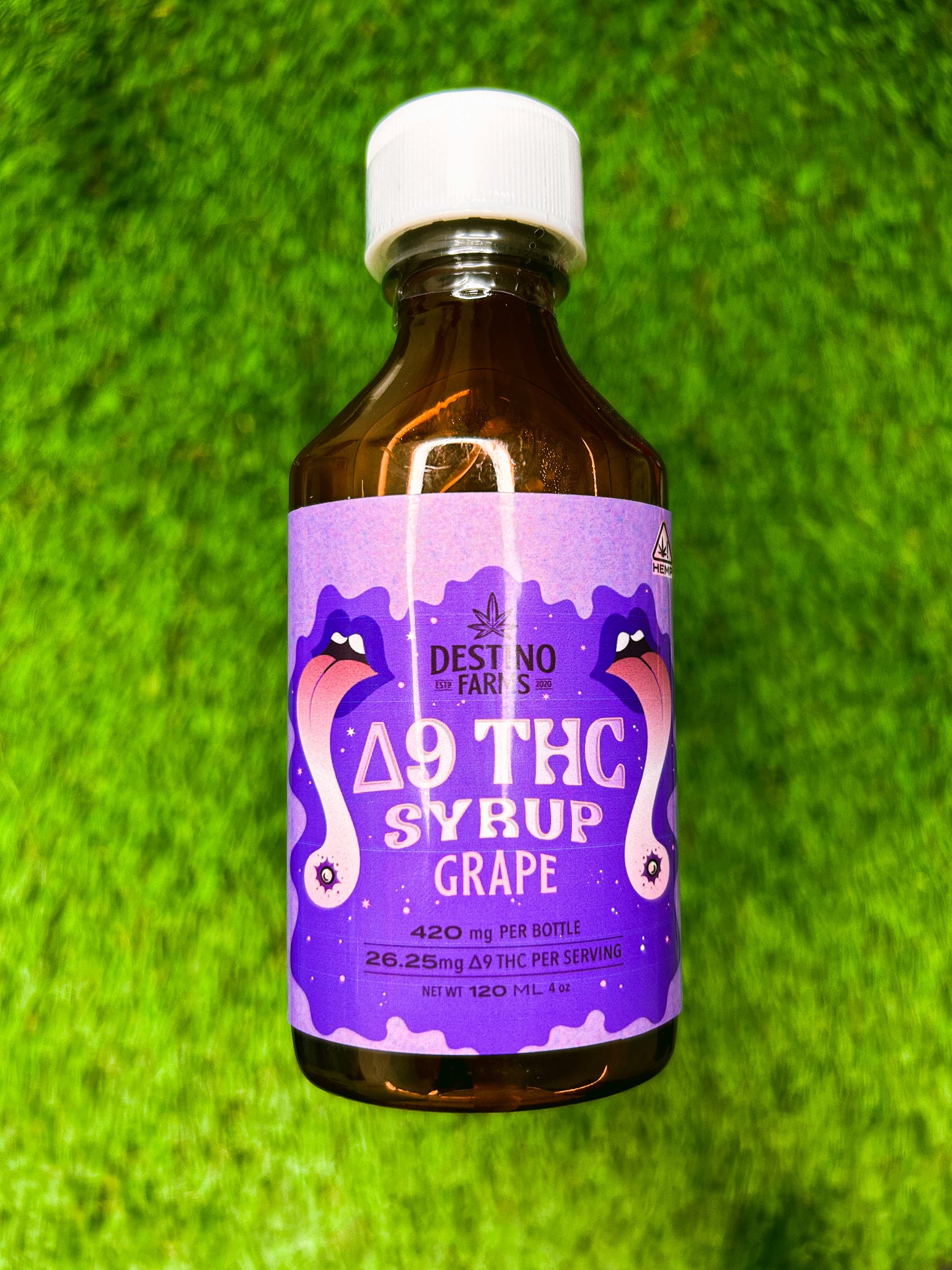 Grape - DESTINO FARMS D9 SYRUP 420MG NET WT 120ml | LIFTOFF