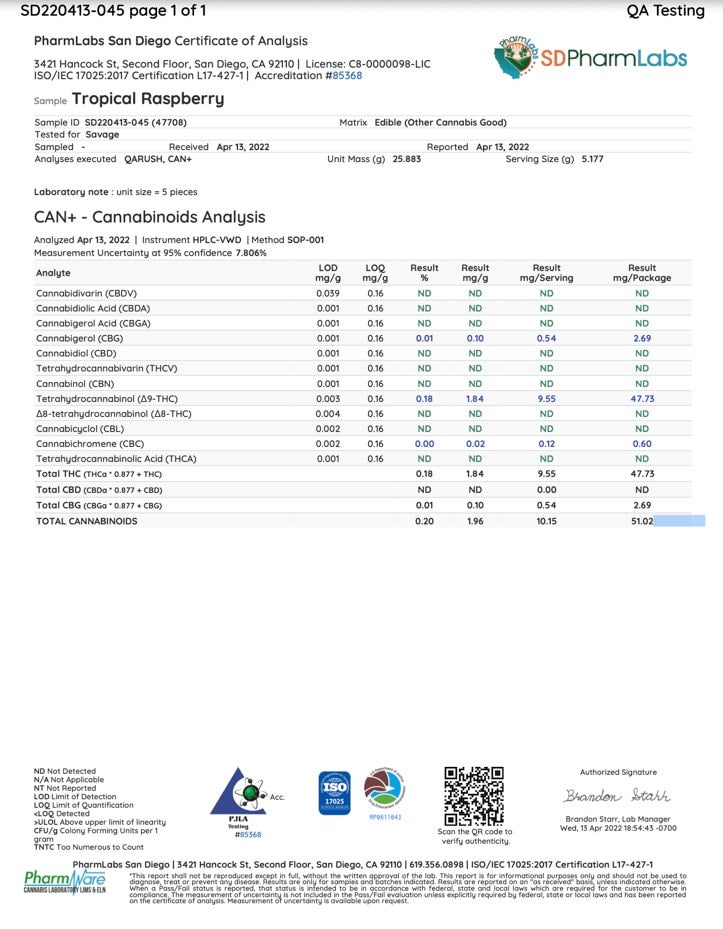 URB EXTRAX EFFEX DELTA 9 GUMMIES 250MG - TROPICAL RASPBERRY | LIFTOFF